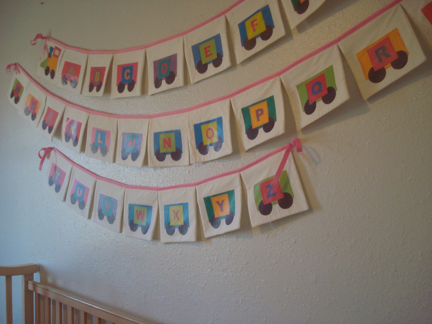 ABC Alphabet Train Banner Epattern - Etsy