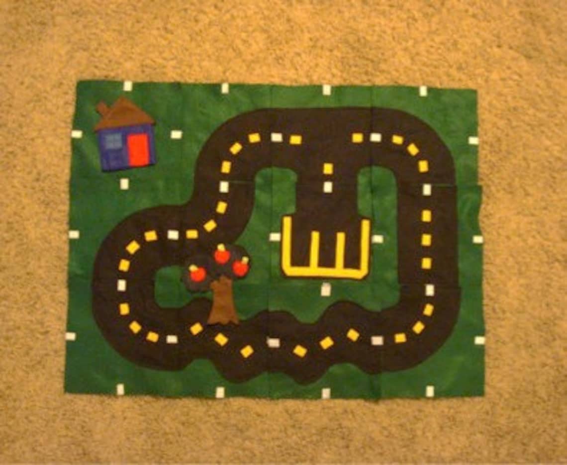 Toy Car Floor Mat Puzzle Epattern - Etsy