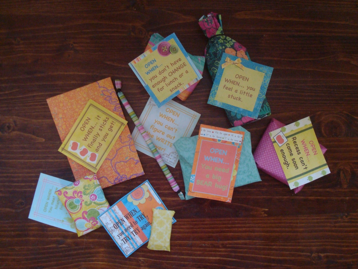 Open When... Back to School Student Survival Kit - Etsy