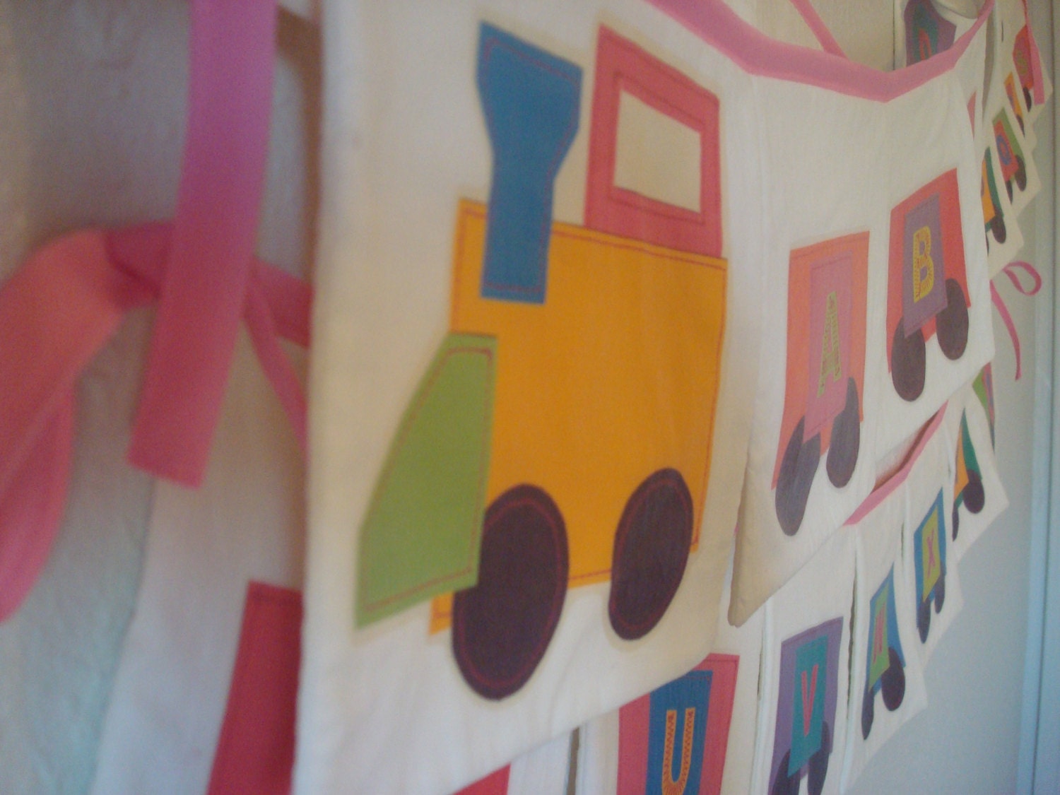 ABC Alphabet Train Banner Epattern - Etsy