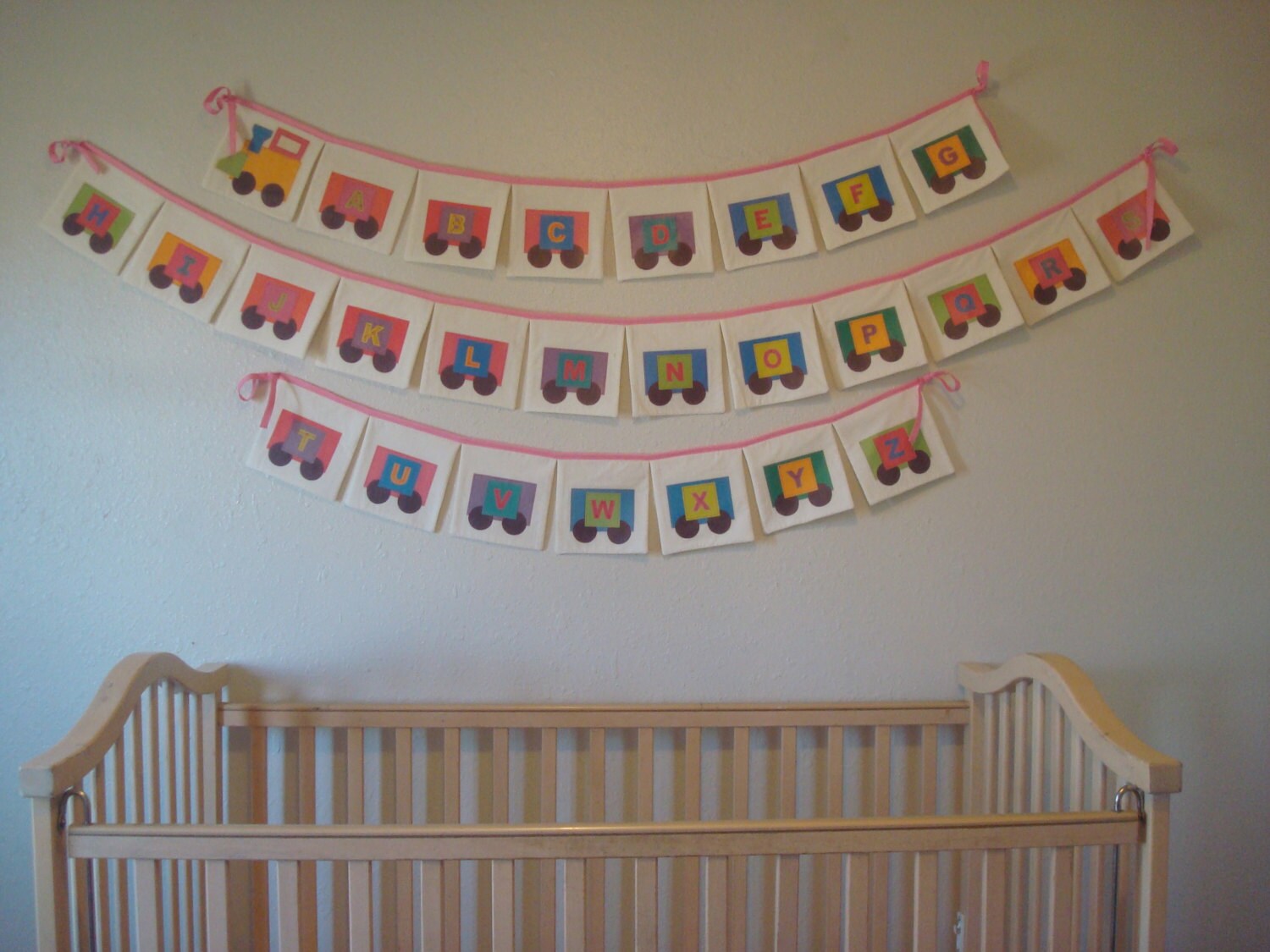 ABC Alphabet Train Banner Epattern - Etsy