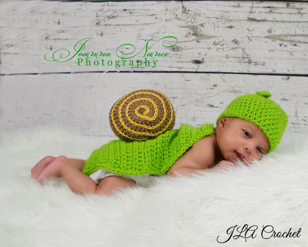 Slowpoke Snail Newborn Crochet Pattern Photography Prop - Etsy