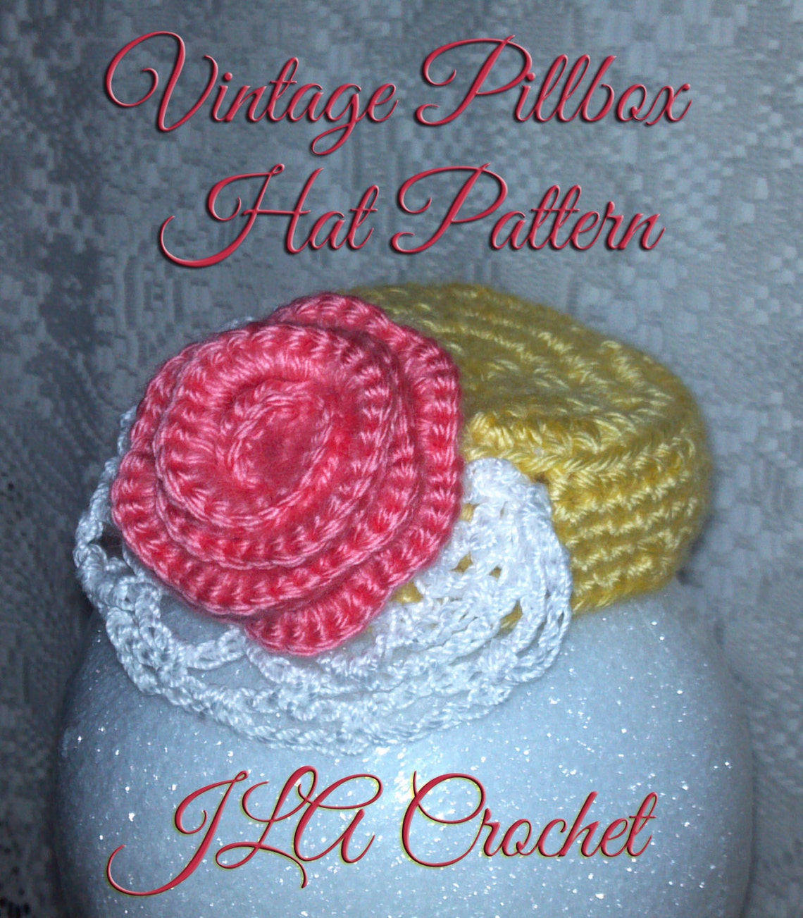 Vintage Pillbox Hat Crochet Pattern - Etsy
