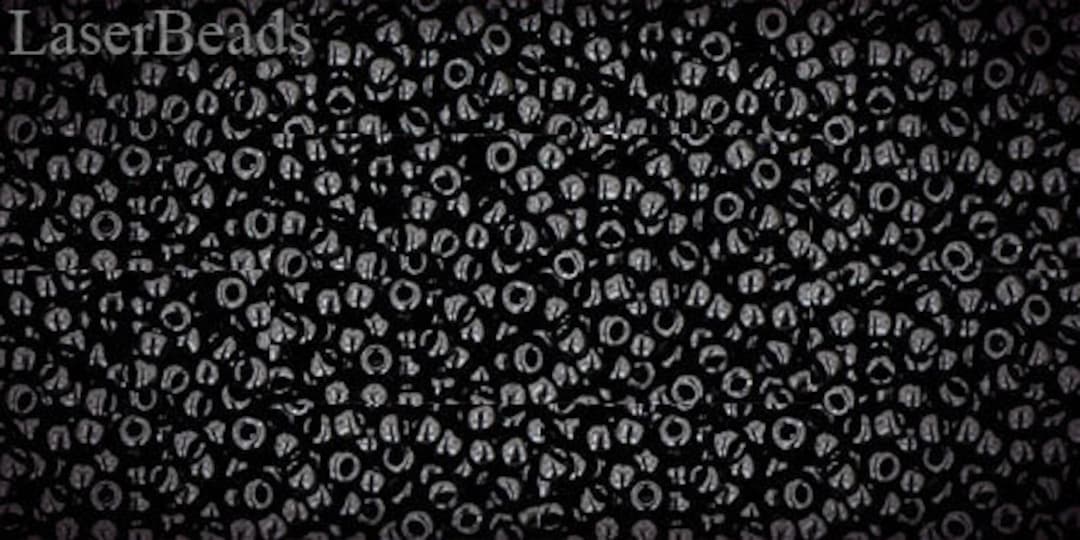 Toho Seed Beads 11/0: Jet Black Opaque Rocaille, 10g TR-11-49 - Etsy