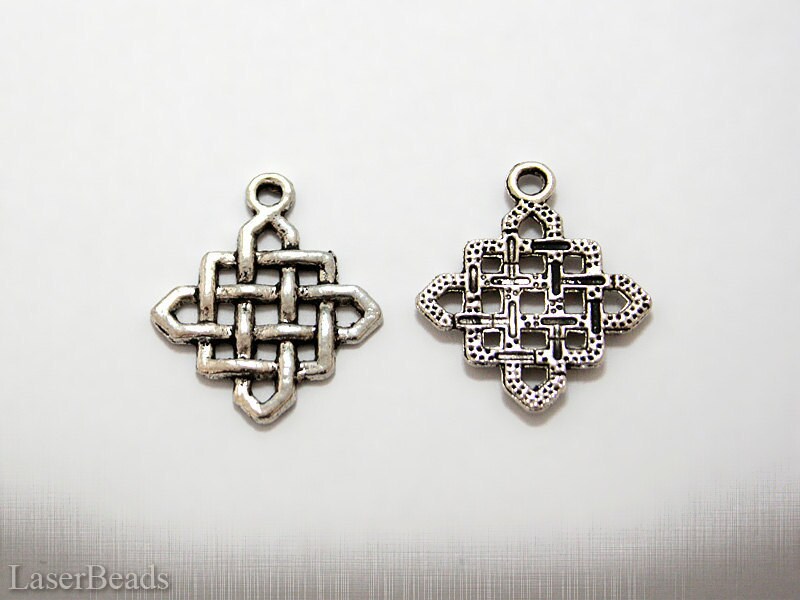 Metal Square Connector 6 Antiqued Silver Colour Celtic Irish - Etsy