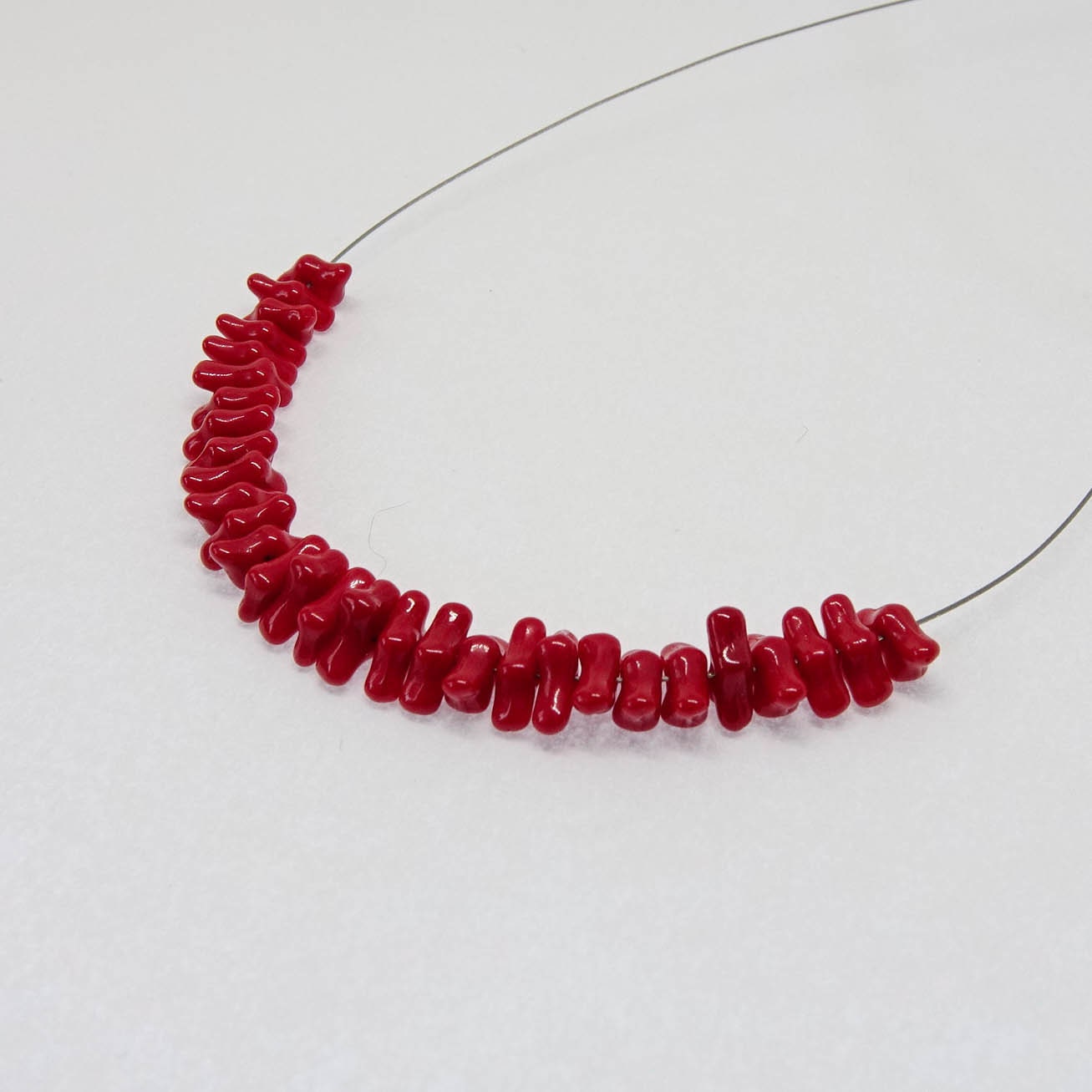 Coral Shape Beads 4mm 50 Pressed Branch Czech Glass Opaque | Etsy