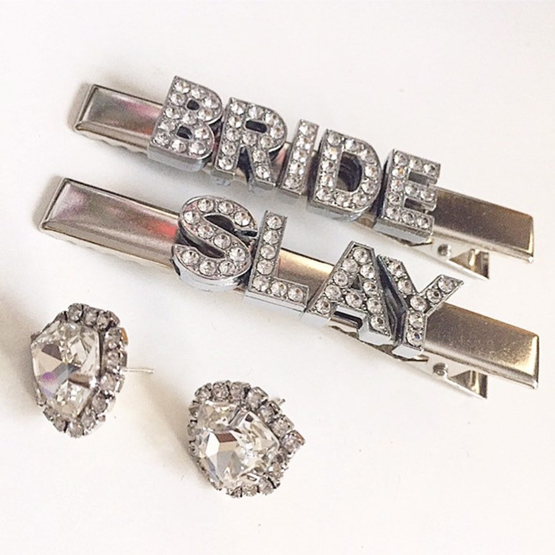 Personalised Bride Hair Clip Custom Bridal Hair Clips - Etsy