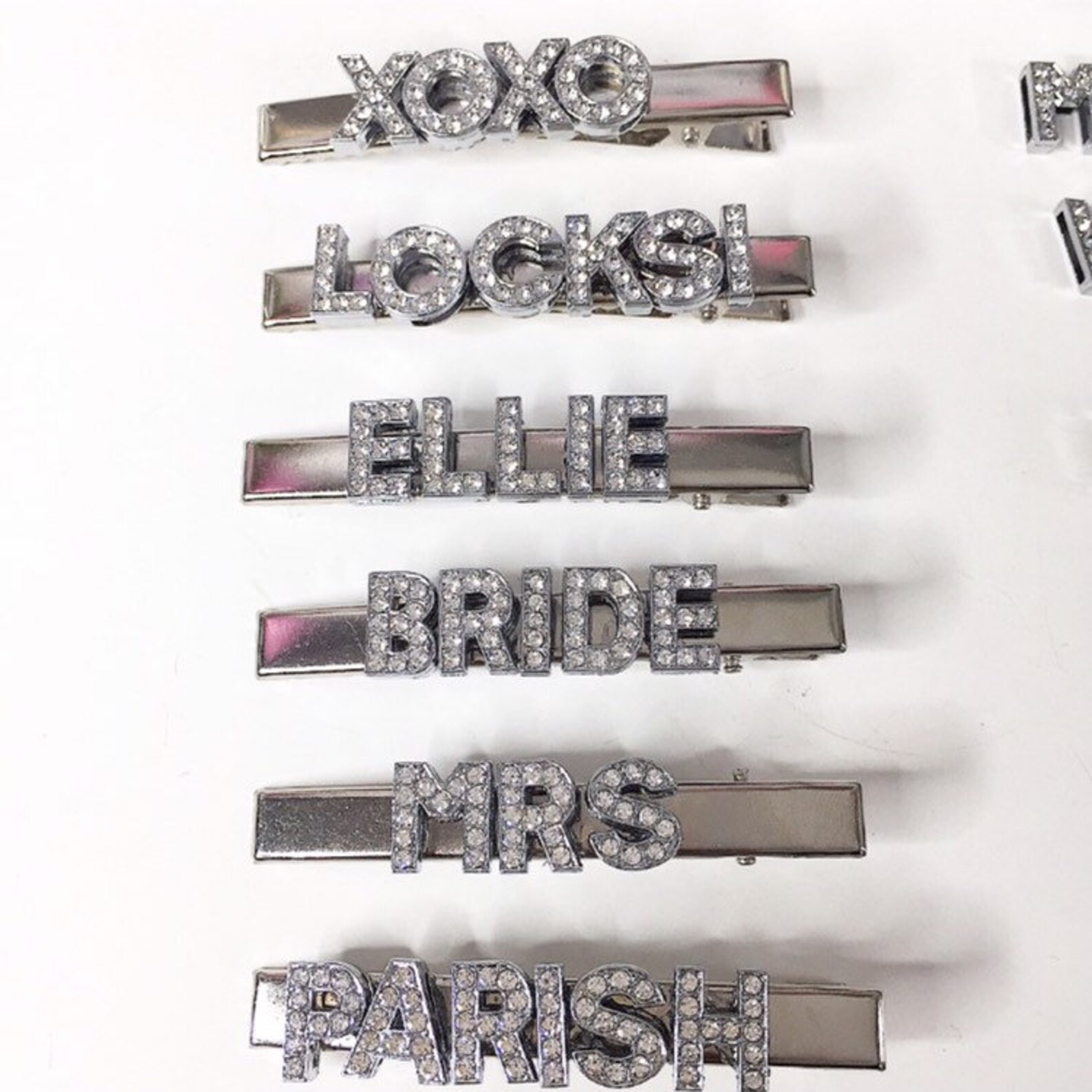 Personalised Custom Hair Clip, Name Customised Hair Clip, Word ...