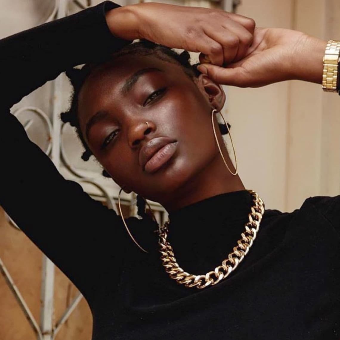 Necklace Chunky Gold Chain Chunky Gold Plated Necklace Gold - Etsy