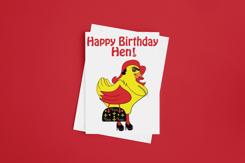 Scottish Birthday Card - Hen - Etsy