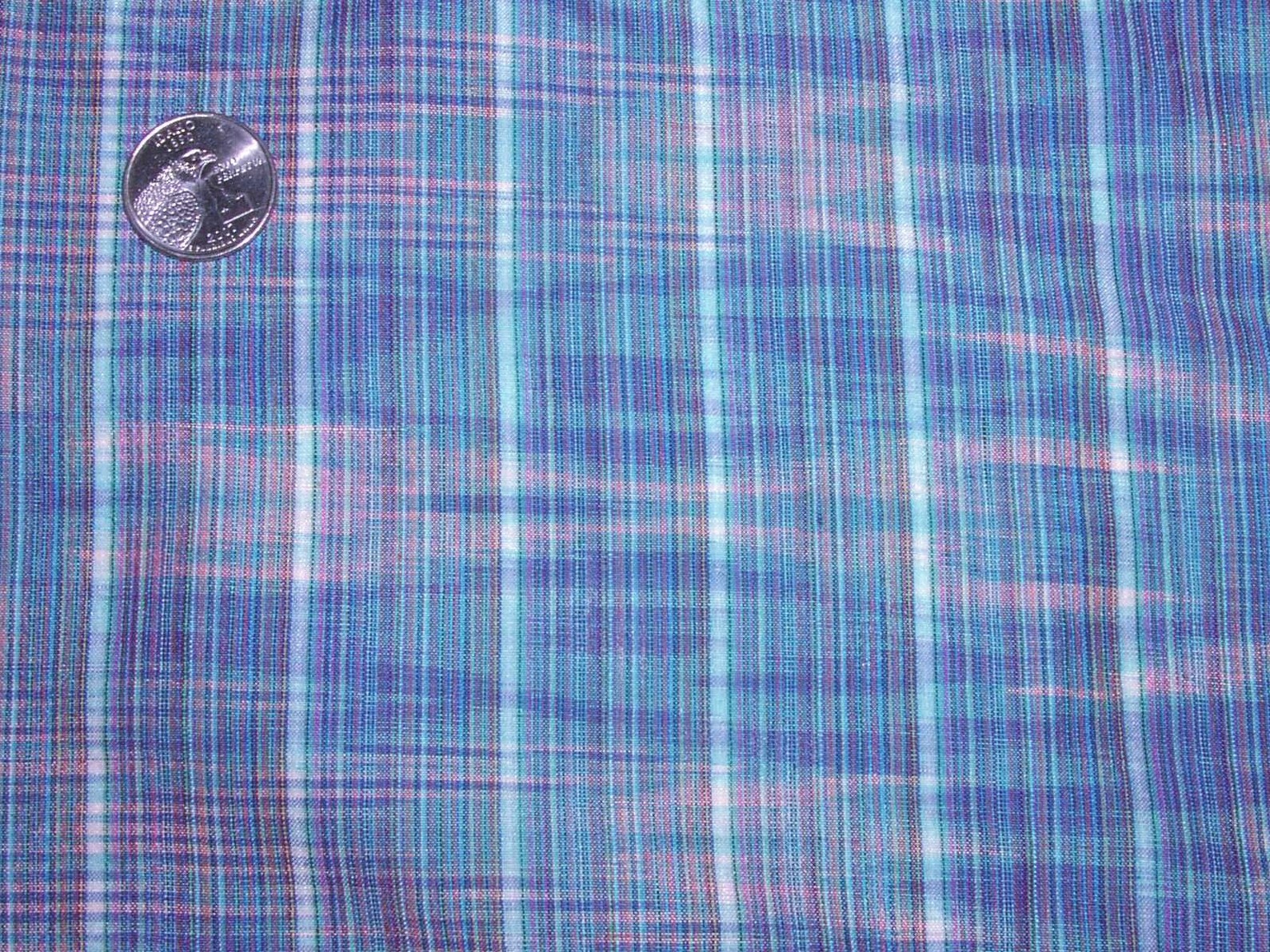 Blue Plaid Indonesian Cotton Ikat Fabric 41 Wide X 3 - Etsy