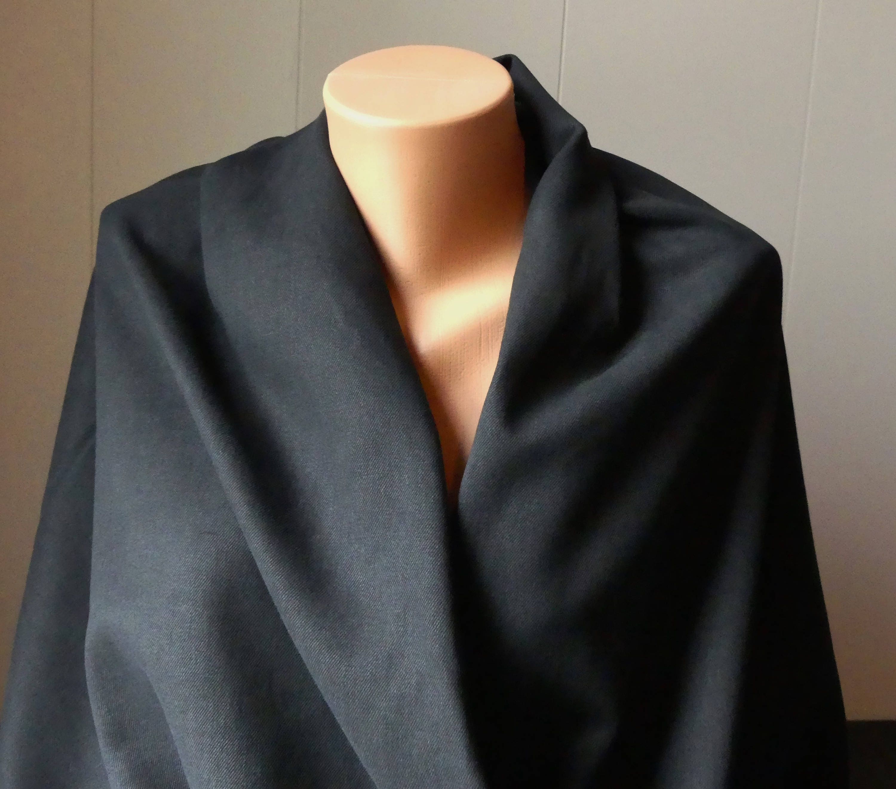 Hemp Blend Black Twill Fabric From Pickering - 2 1/3 Yds. X 57" Wide - Etsy