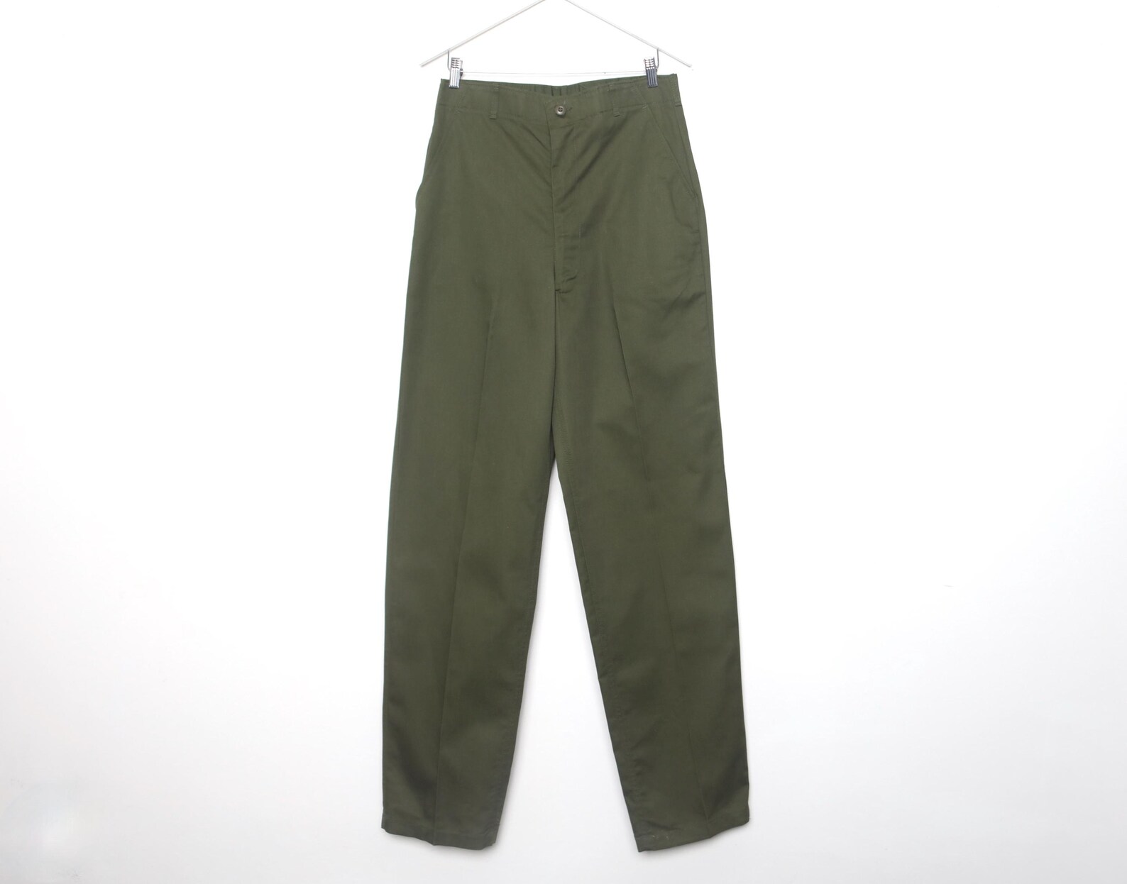 Vintage MILITARY Cargo Style 1970s 80s Olive Green Vintage Pants ...