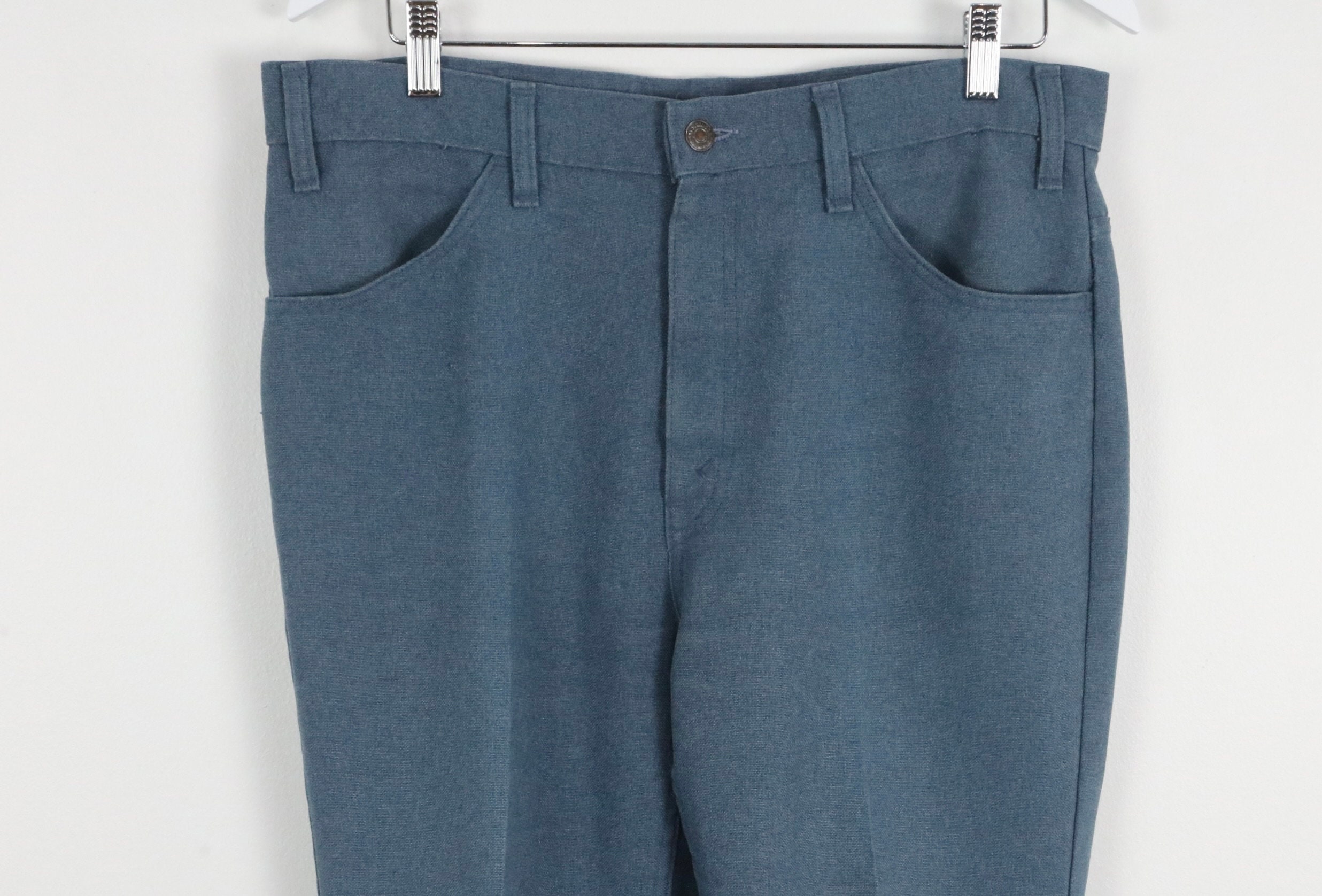 Vintage 1970s 80s Blue Levi's Brand Wrangler Style Sta Prest Action ...