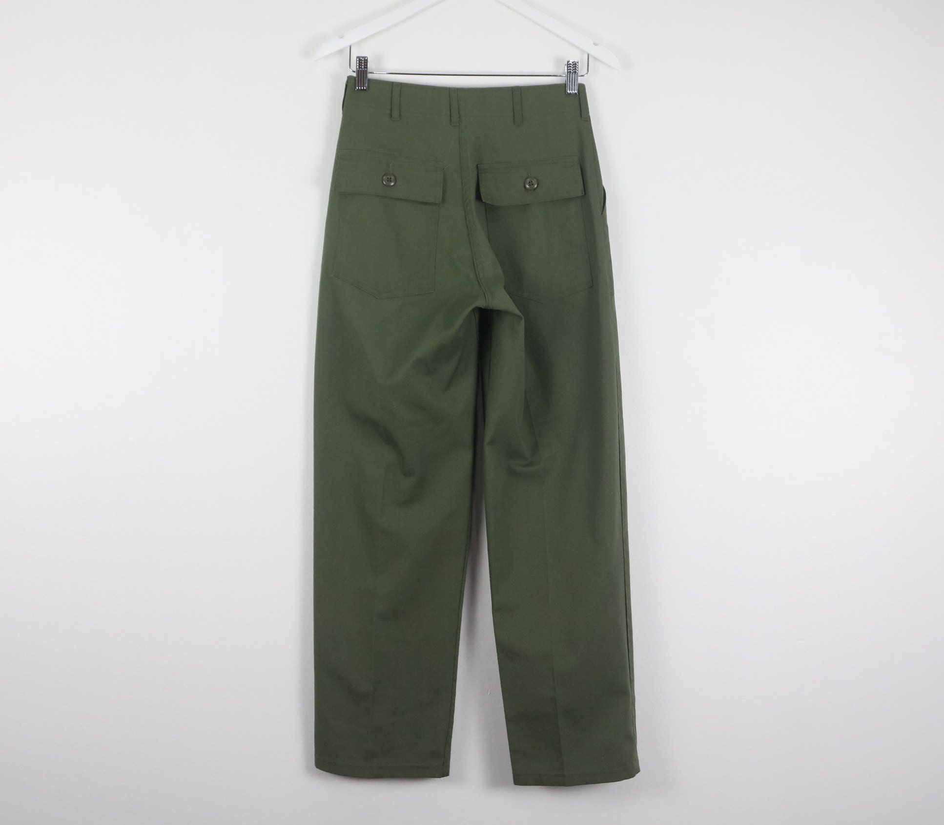Vintage MILITARY Cargo Style 1970s 80s Olive Green Vintage - Etsy