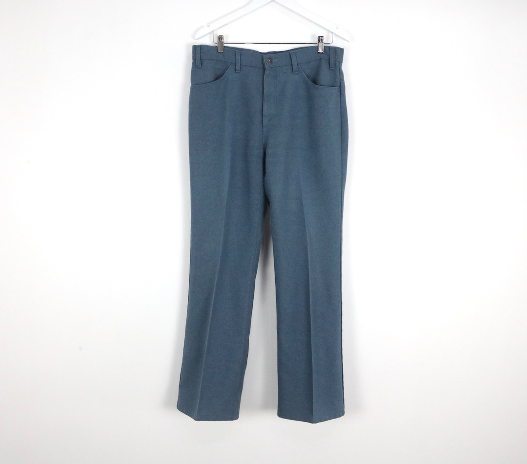 Vintage 1970s 80s Blue Levi's Brand Wrangler Style Sta Prest Action ...