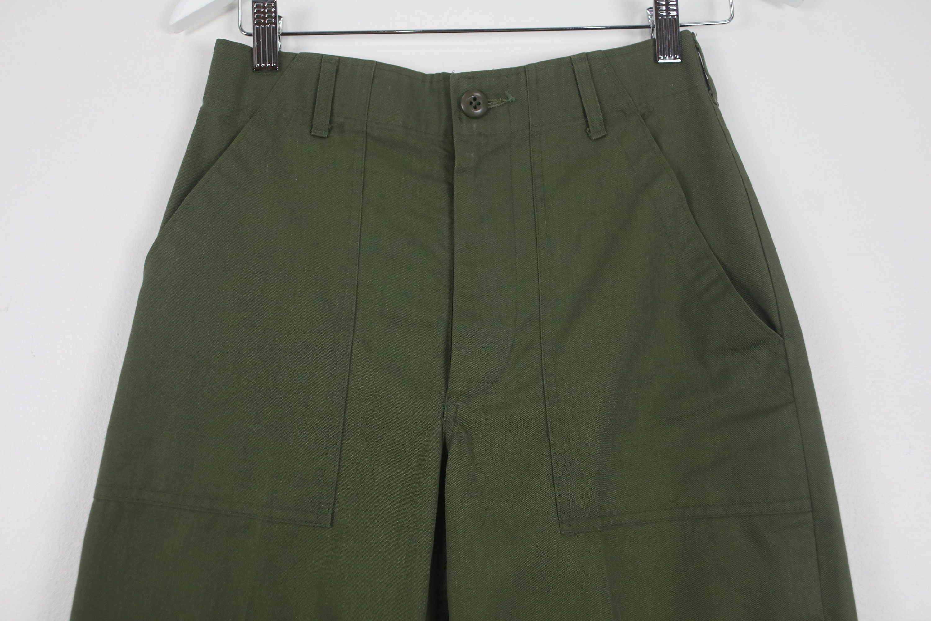 Vintage MILITARY Cargo Style 1970s 80s Olive Green Vintage - Etsy