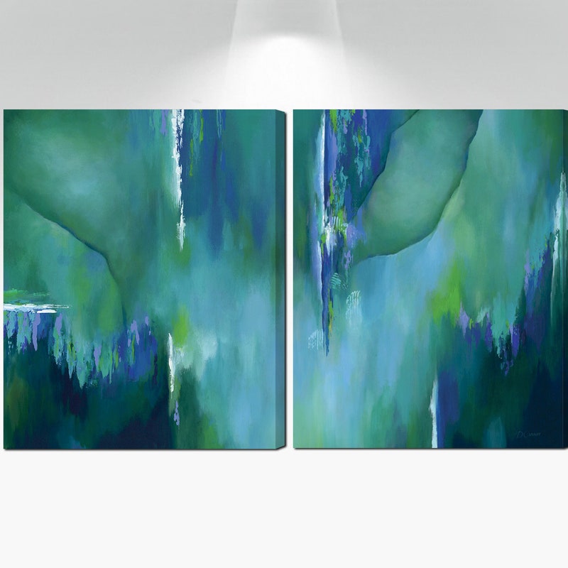 Turquoise Canvas - Etsy