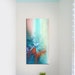 Abstract Floral Painting tall Vertical Wall Art Canvas - Etsy