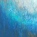 Aqua Blue and Brown Wall Art Large Abstract 3 Panel Canvas - Etsy