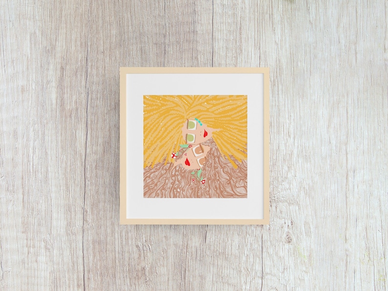 Earthlings Hair Out - STAMPA ARTISTICA - Etsy Italia