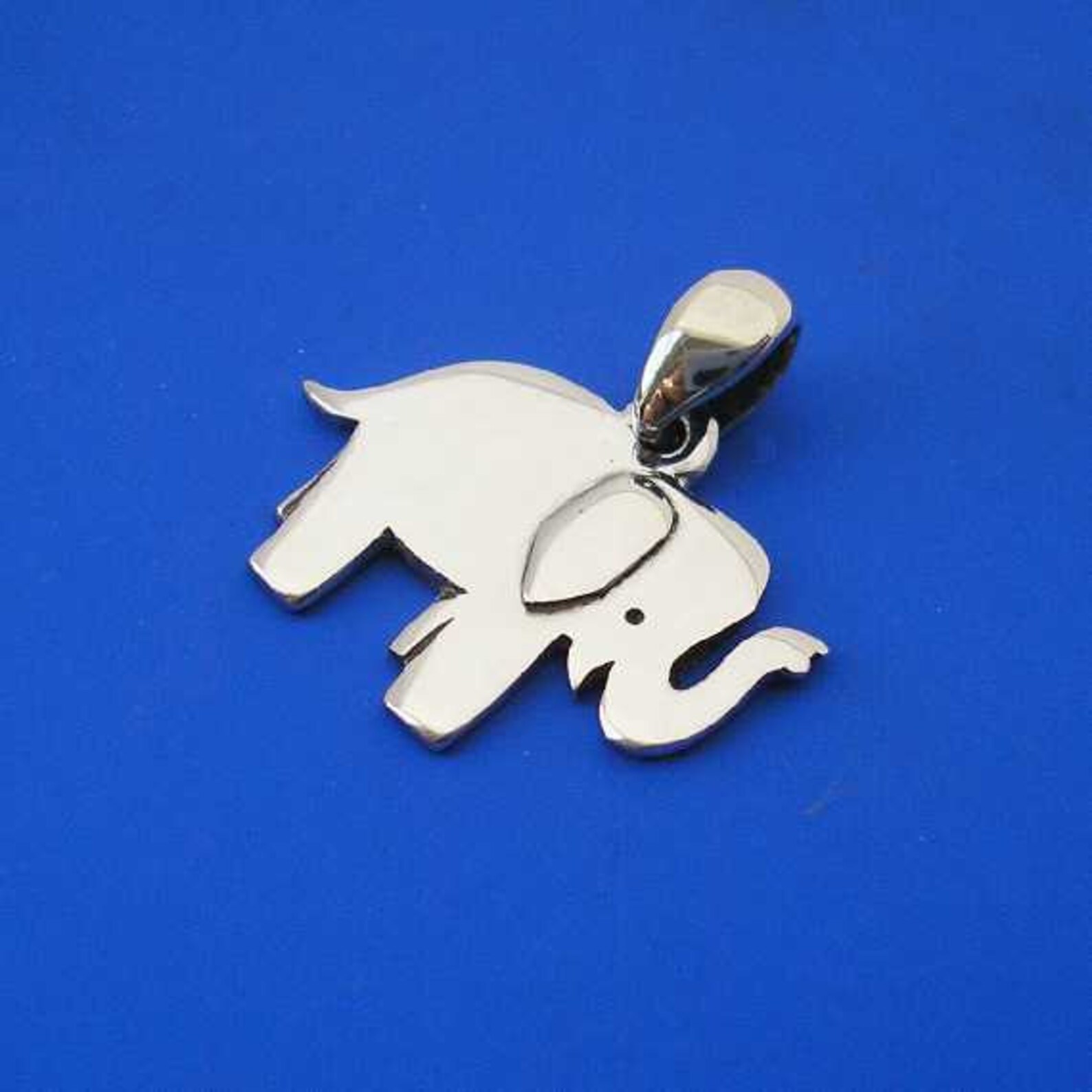 Silver Elephant Pendant Hand Made Solid Silver Jewelry - Etsy