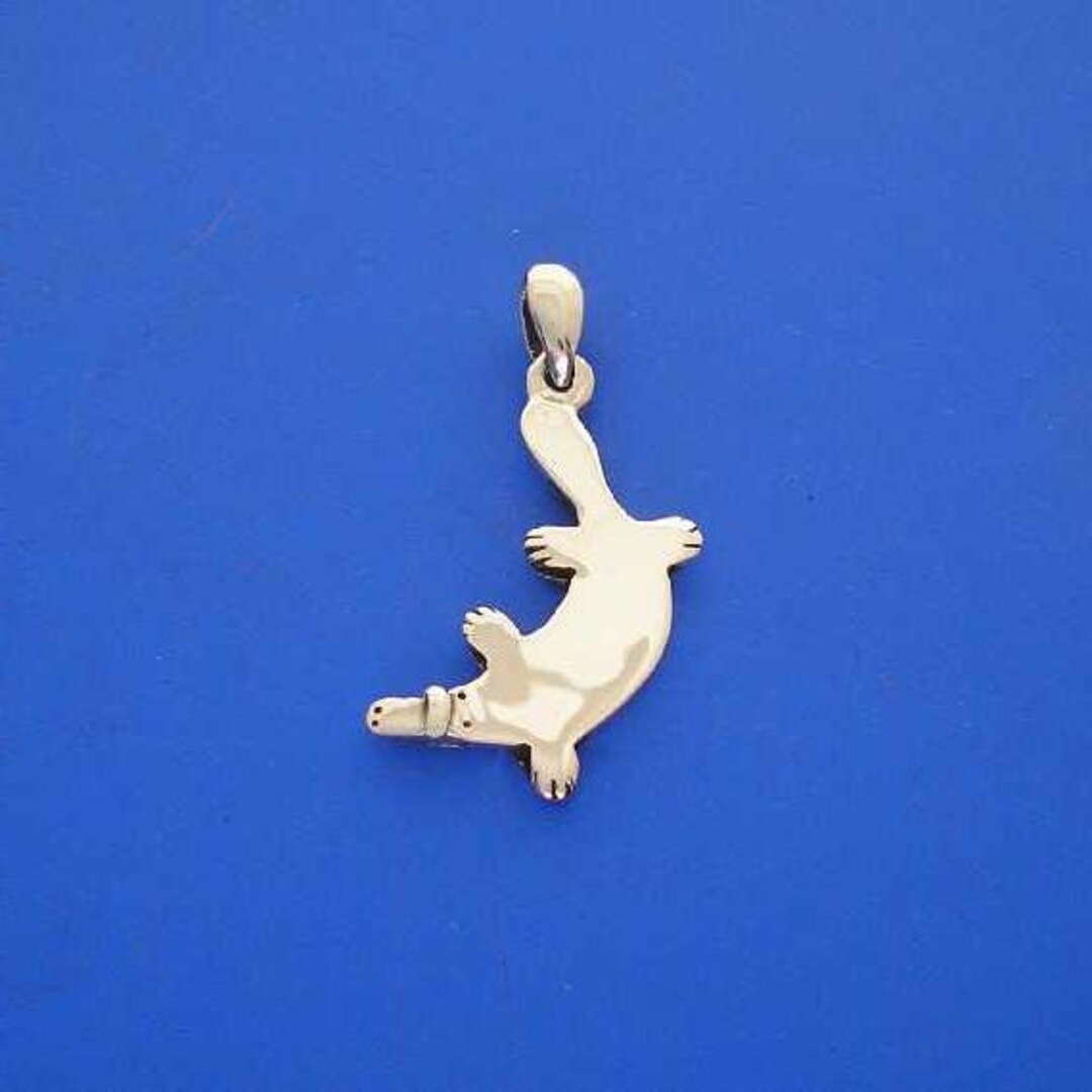 Silver Platypus Pendant , Hand Made Solid Silver - Etsy