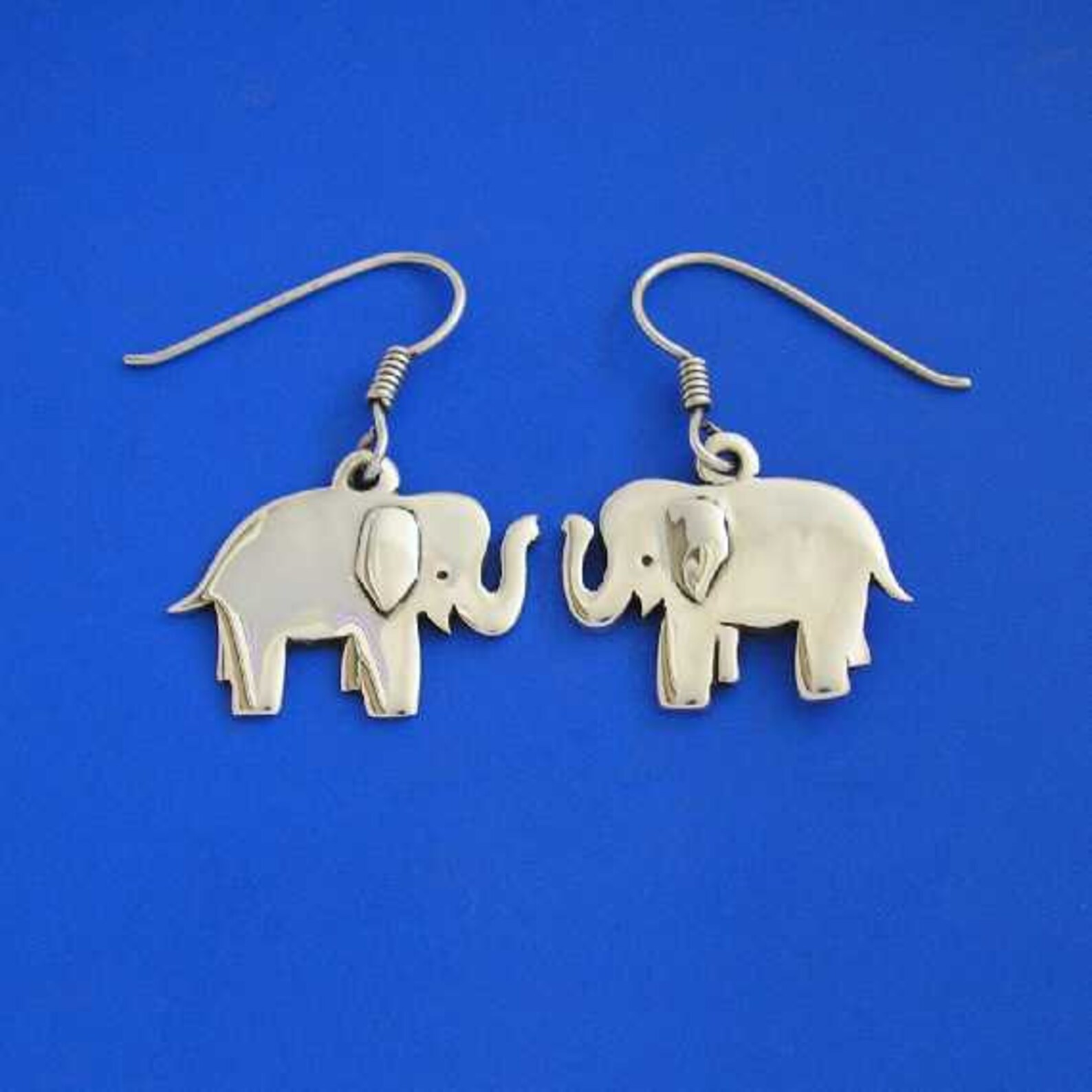 Silver Elephant Pendant Hand Made Solid Silver Jewelry - Etsy