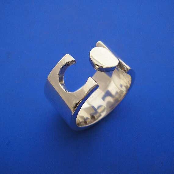 Silver Puzzle Jigsaw Ring Hand Made Solid Silver - Etsy