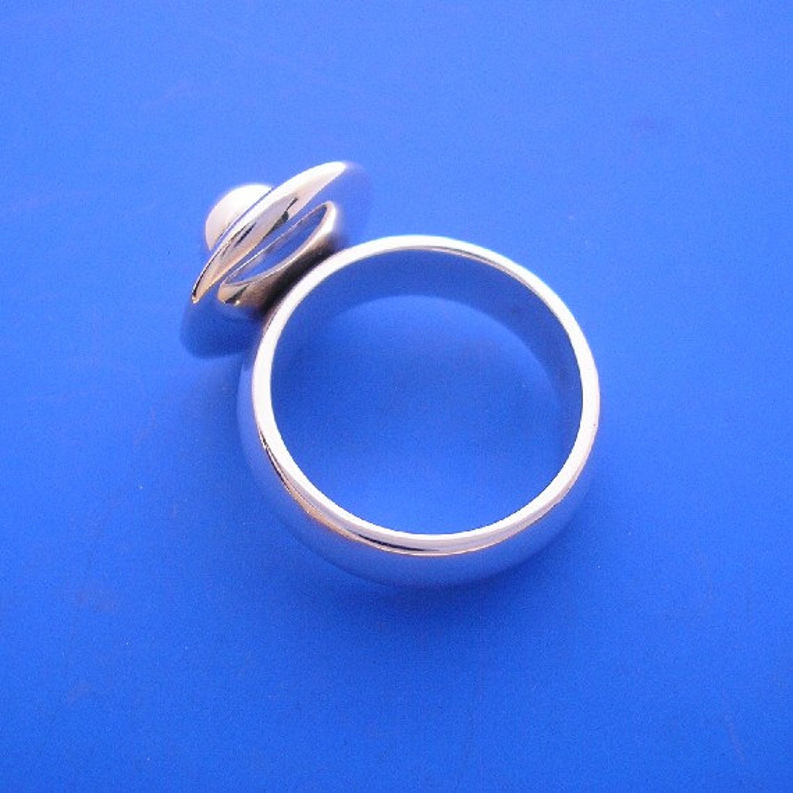 Silver Spaceship Spinning Ring Hand Made Solid Silver - Etsy
