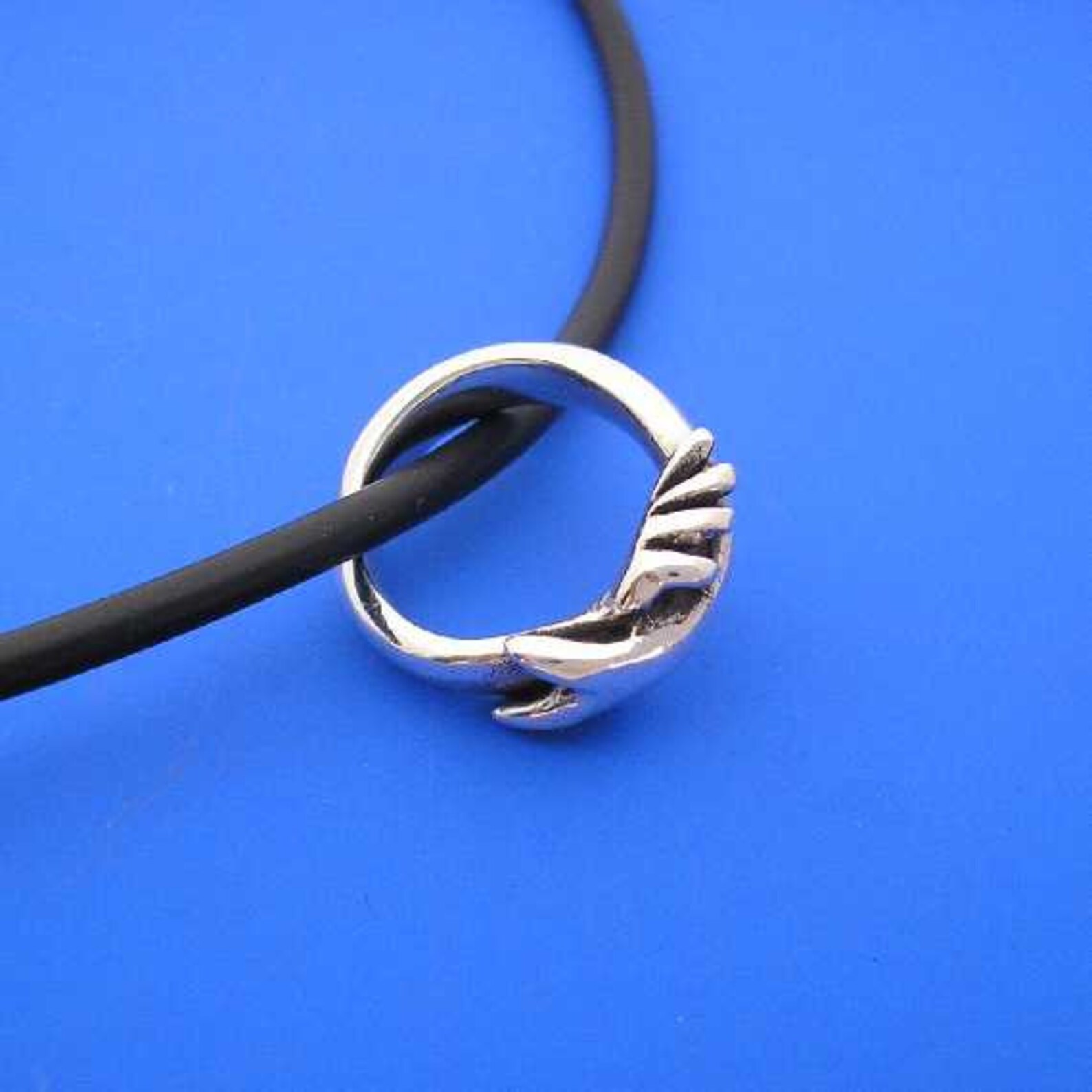 Silver Hands Pendant Hand Made Solid Silver | Etsy