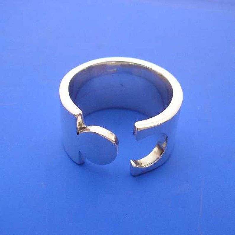 Silver Puzzle Jigsaw Ring Hand Made Solid Silver - Etsy