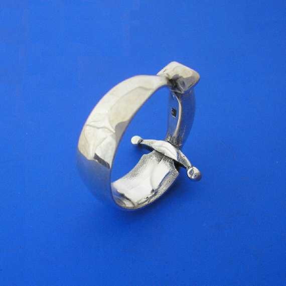 Silver Dagger Knife Ring Hand Made Solid Silver - Etsy