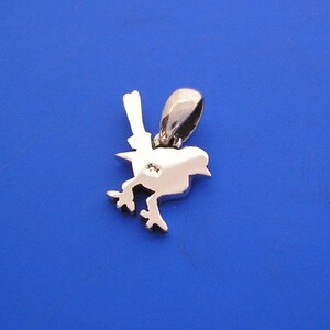 Silver Blue Wren Bird Pendant, Hand Made Solid Silver - Etsy