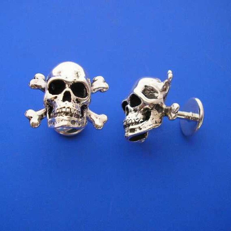 Silver Skull Pendant Hand Made Solid Silver - Etsy