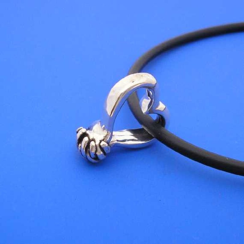 Silver Hands Pendant Hand Made Solid Silver - Etsy