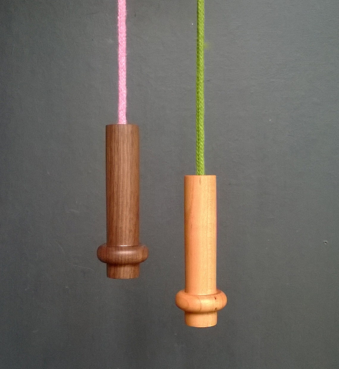 Contemporary Bead Light Pull With Coloured Cord - Etsy UK
