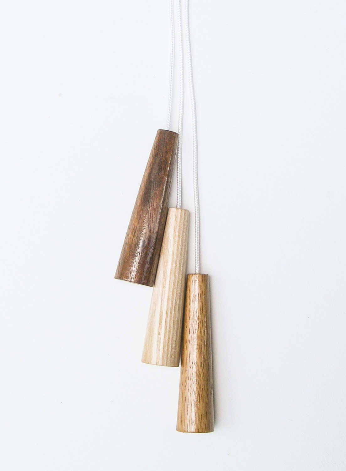 Geometric Wooden Light Pull | Etsy