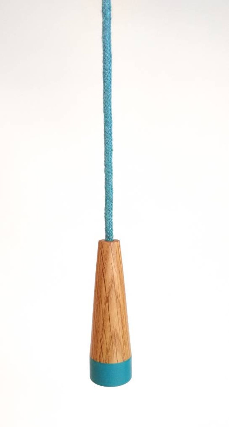 Painted Oak Lightpull With Matching Cord - Etsy UK