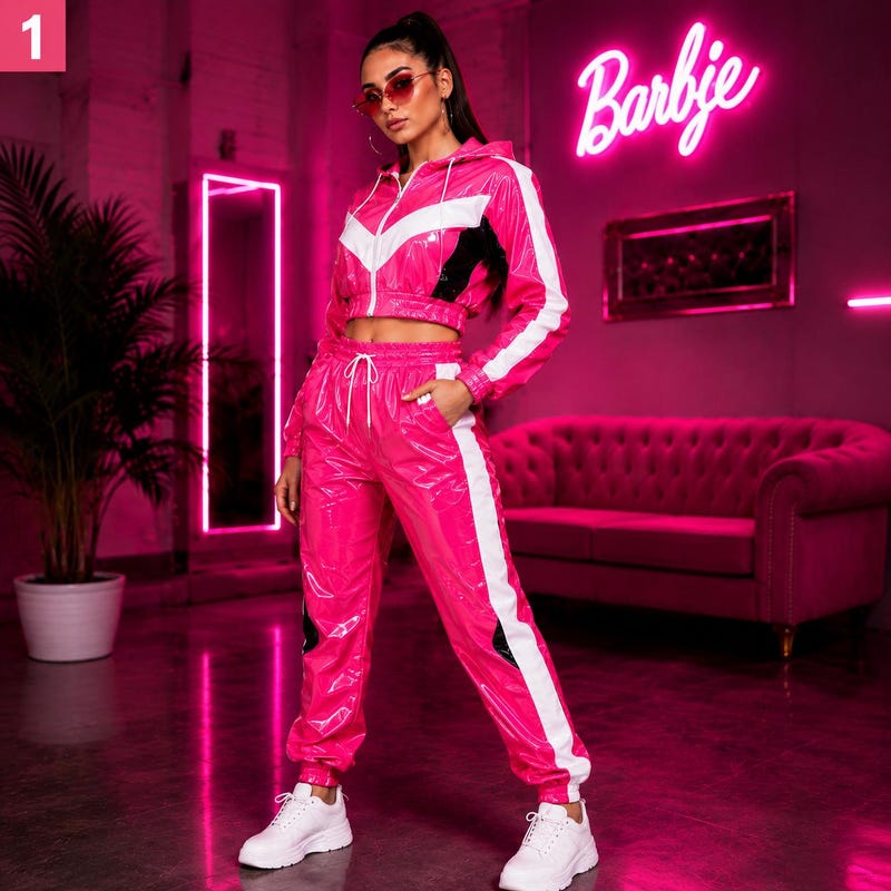 Shiny Tracksuit Women - Etsy