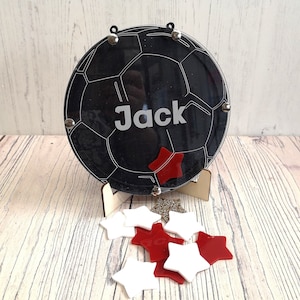 Football Reward Jar in Team Colours • Football Reward Chart • Good ...