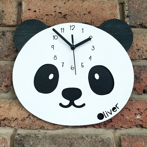 Lion Clock Children's Clock Nursery Bedroom Decor - Etsy