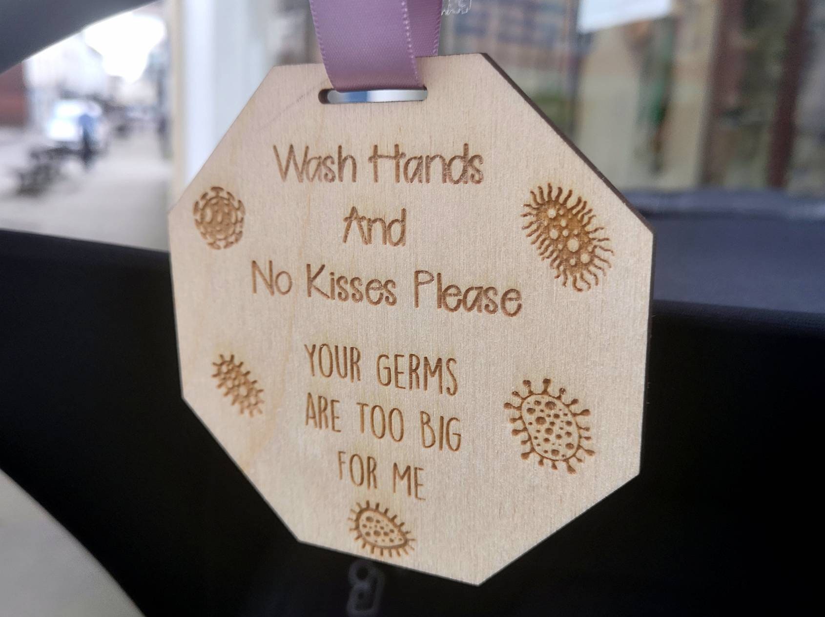 Germs Keep Away Sign • Baby Sign • Pram Sign • Baby Plaque • Newborn ...