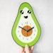 Avocado Wall Clock Kawaii Clock Kawaii Decor Food Lover Gift Fun ...