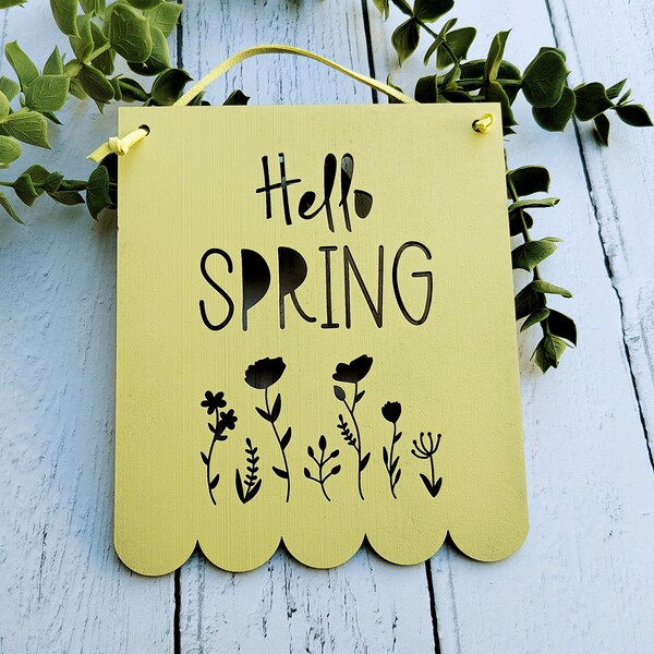 Hello Spring - Etsy
