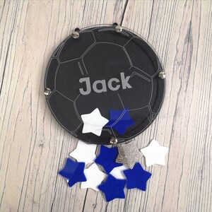 Football Reward Jar in Team Colours • Football Reward Chart • Good ...