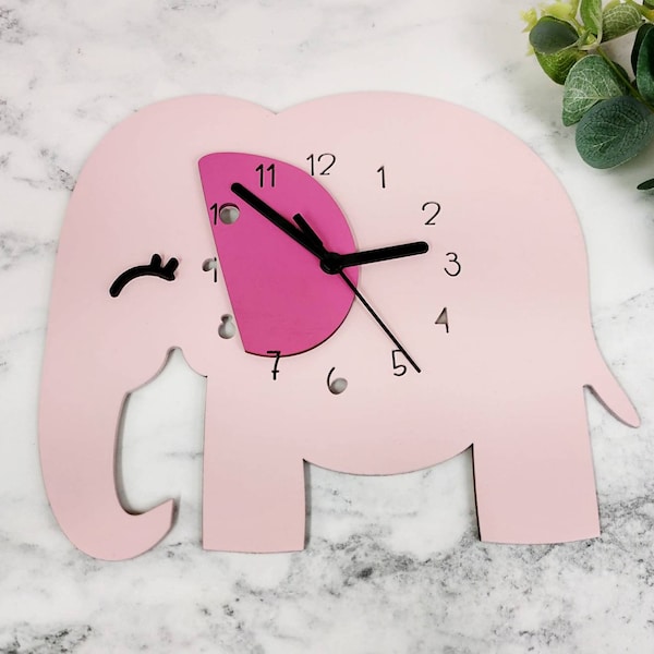 Elephant Clock - Etsy