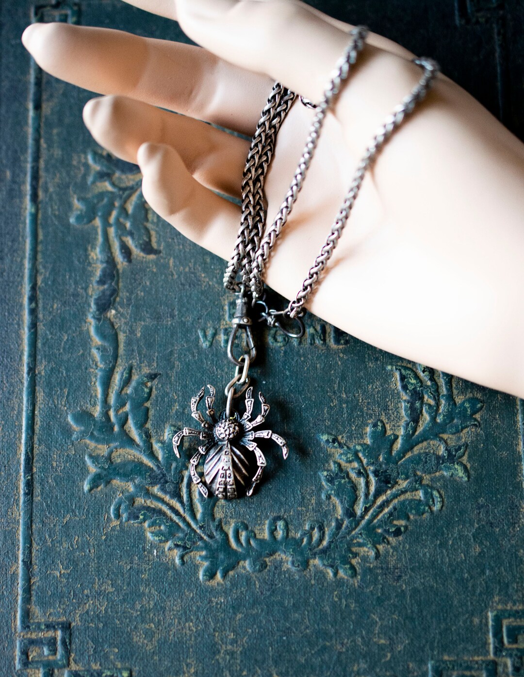 Art Deco Spider Style Necklace, Authentic Art Deco Spider - Etsy