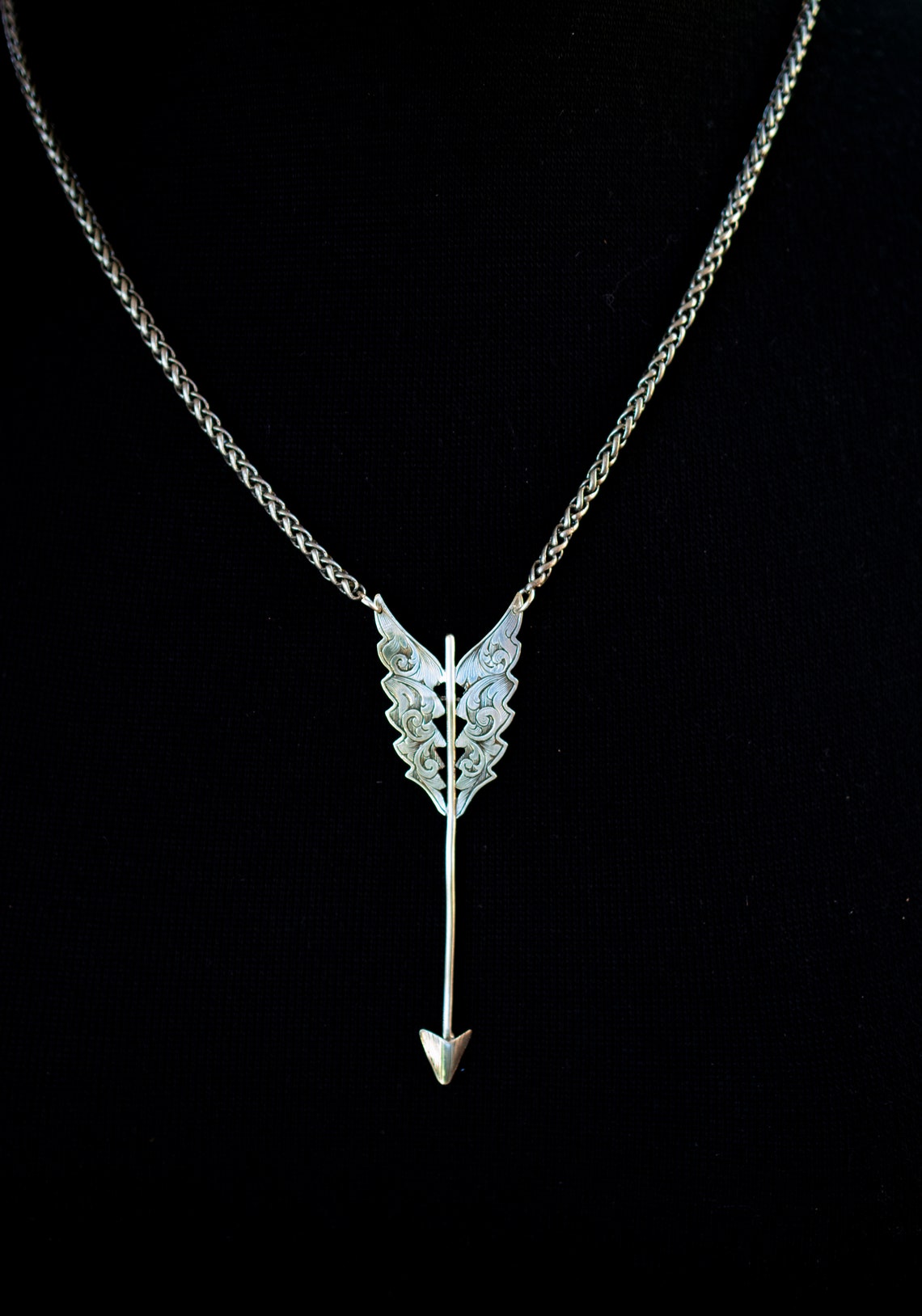 Antique Victorian Arrow Necklace/ Repurposed Necklace - Etsy