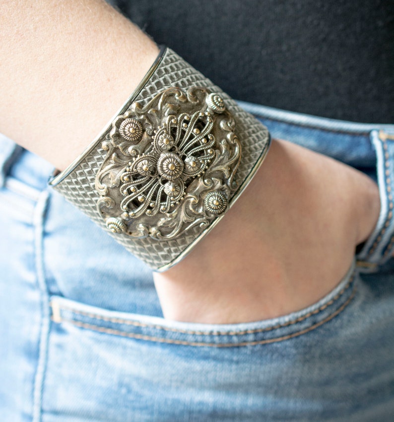 Vintage Handmade Cuff - Etsy